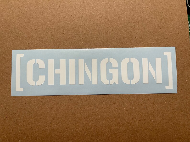 CHINGON Decal Sticker Calcomania - Etsy