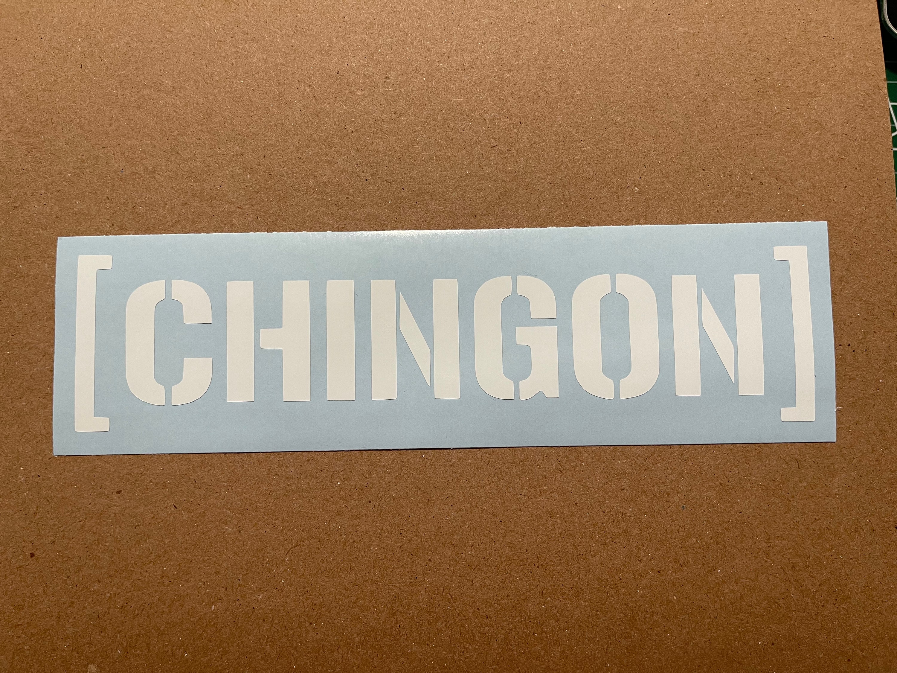 CHINGON Decal Sticker Calcomania - Etsy