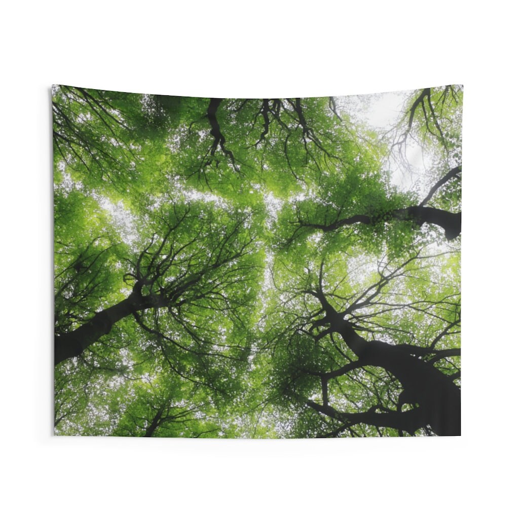 Upview Forest Canopy Indoor Wall Tapestry | Etsy