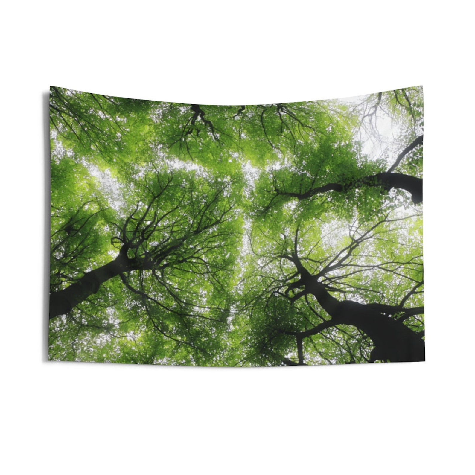 Upview Forest Canopy Indoor Wall Tapestry | Etsy