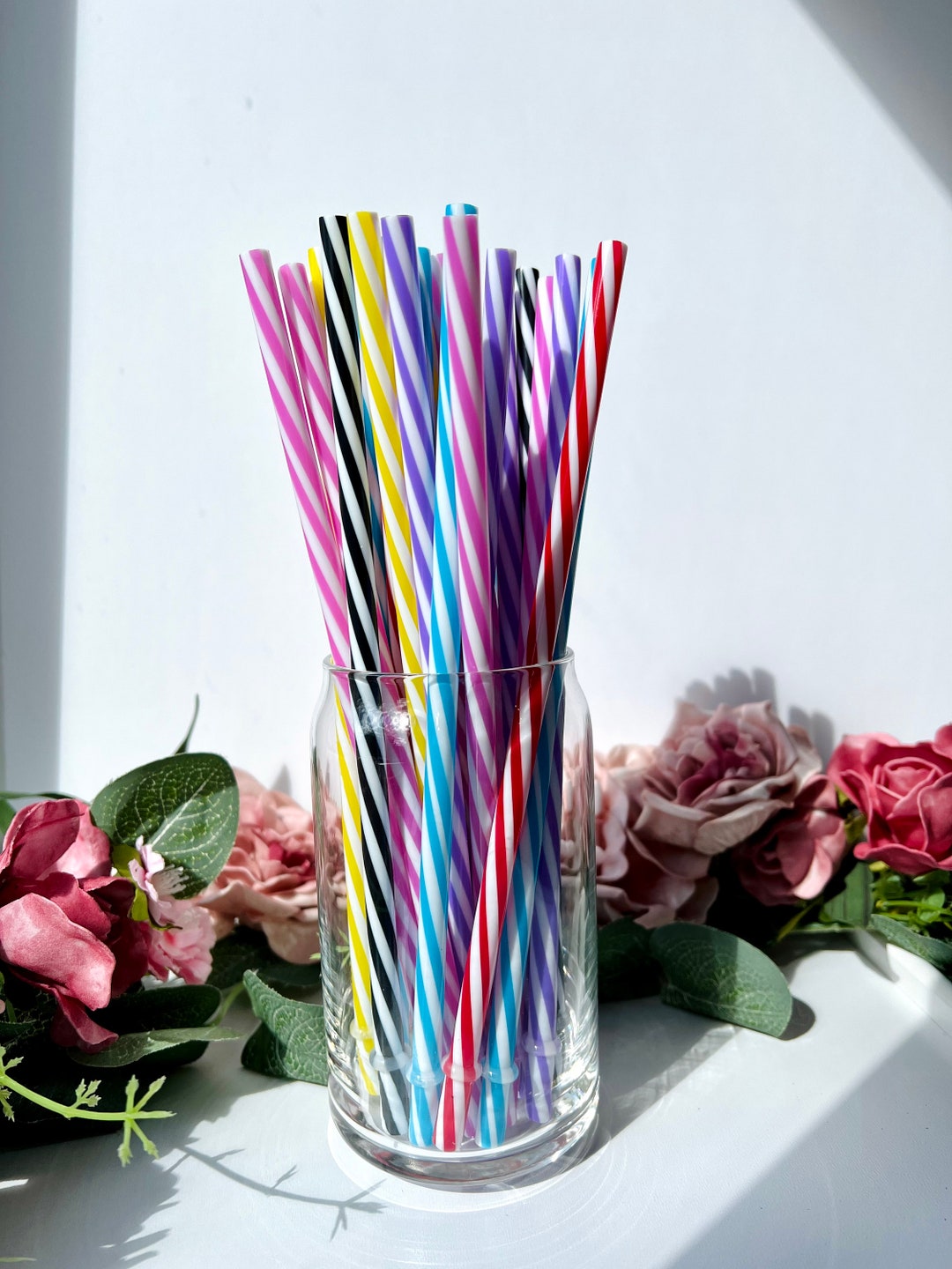Stripy Straw, Coloured Straw, Starbucks Straw - Etsy