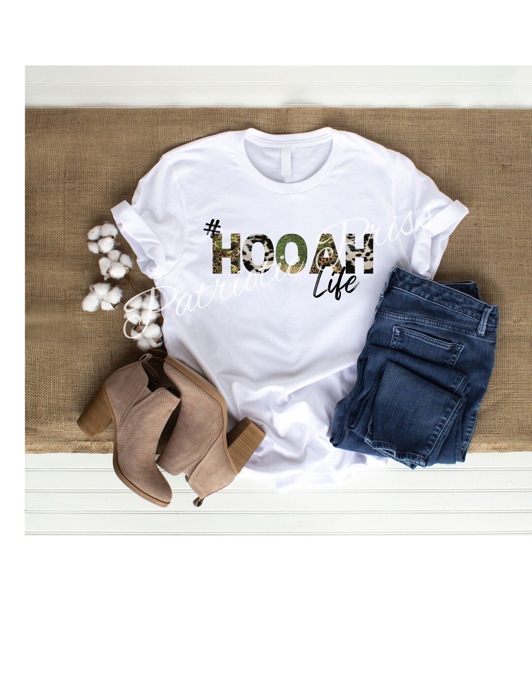 HOOAH Life Military Saying T-shirts Military Wife Girlfriend - Etsy