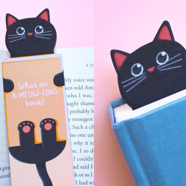 Cat Bookmark - Etsy