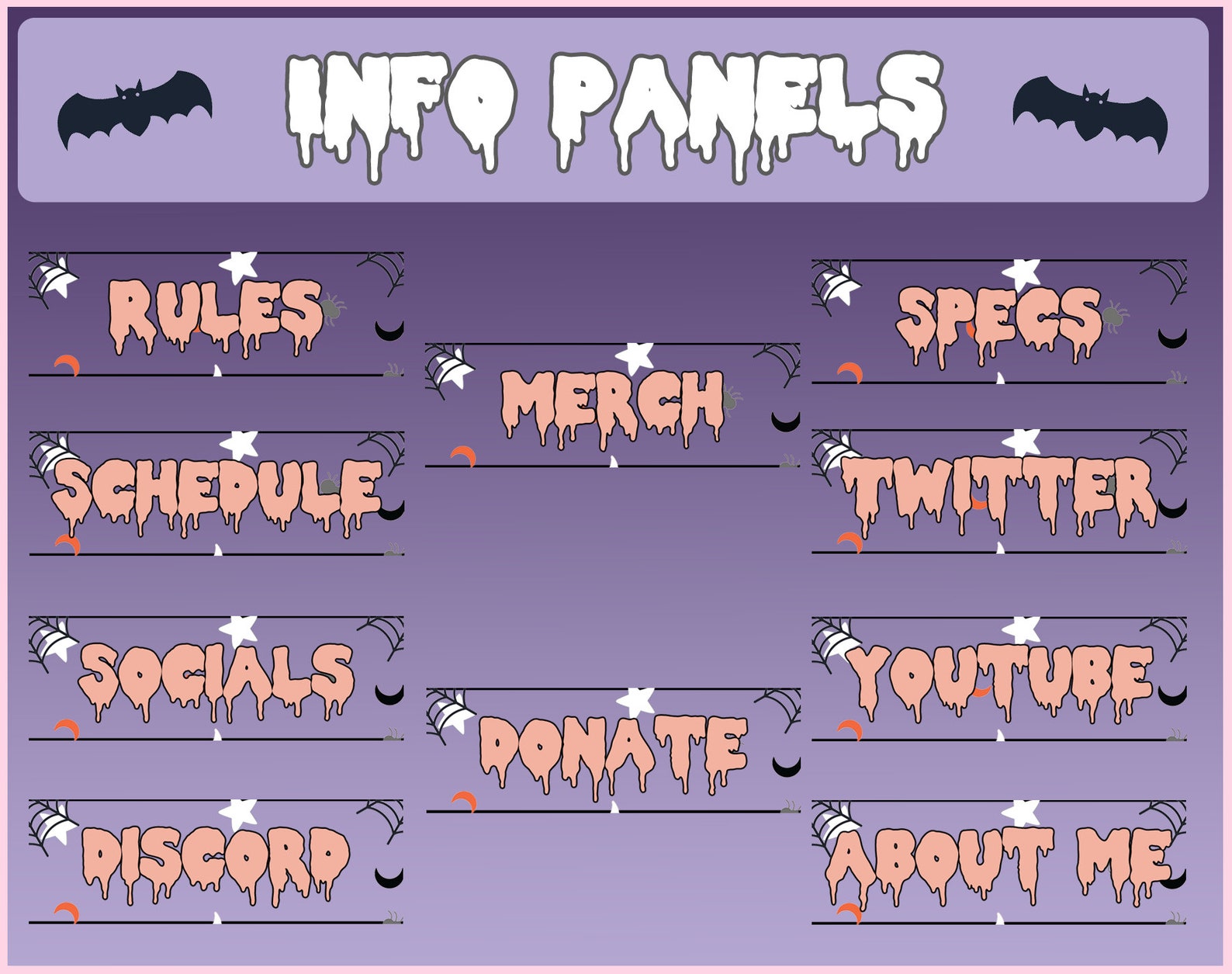 Spooky - Stream Overlay Package - Etsy