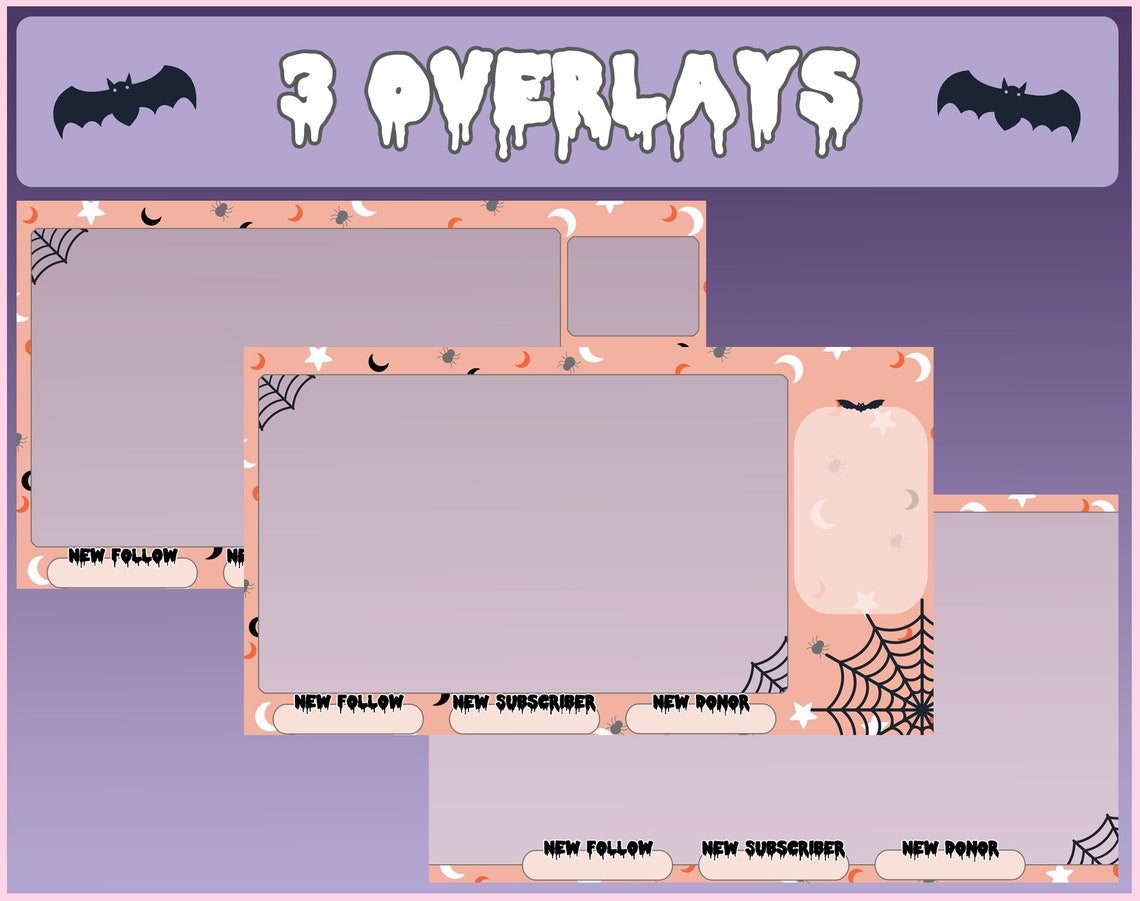 Spooky - Stream Overlay Package - Etsy
