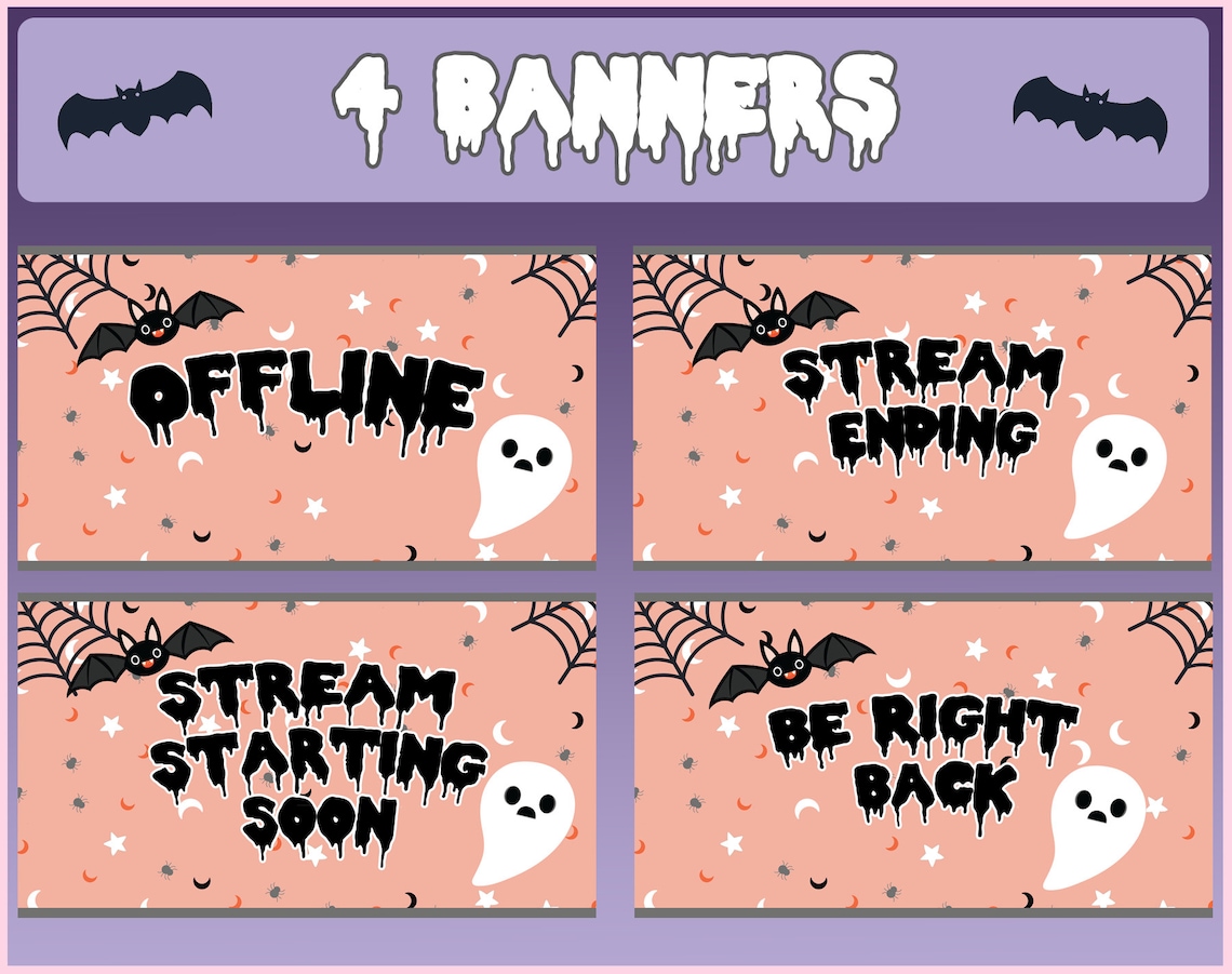 Spooky - Stream Overlay Package - Etsy