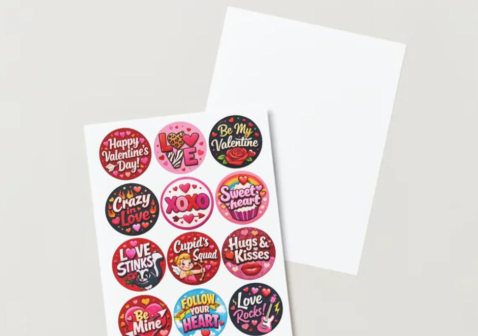 Valentine's Day | Celebration Edible Images, Cupcake Toppers, Gift Tags ...