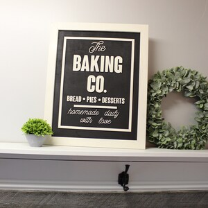 Farmhouse Sign Bakery Sign Wooden Sign Kitchen Sign | Etsy