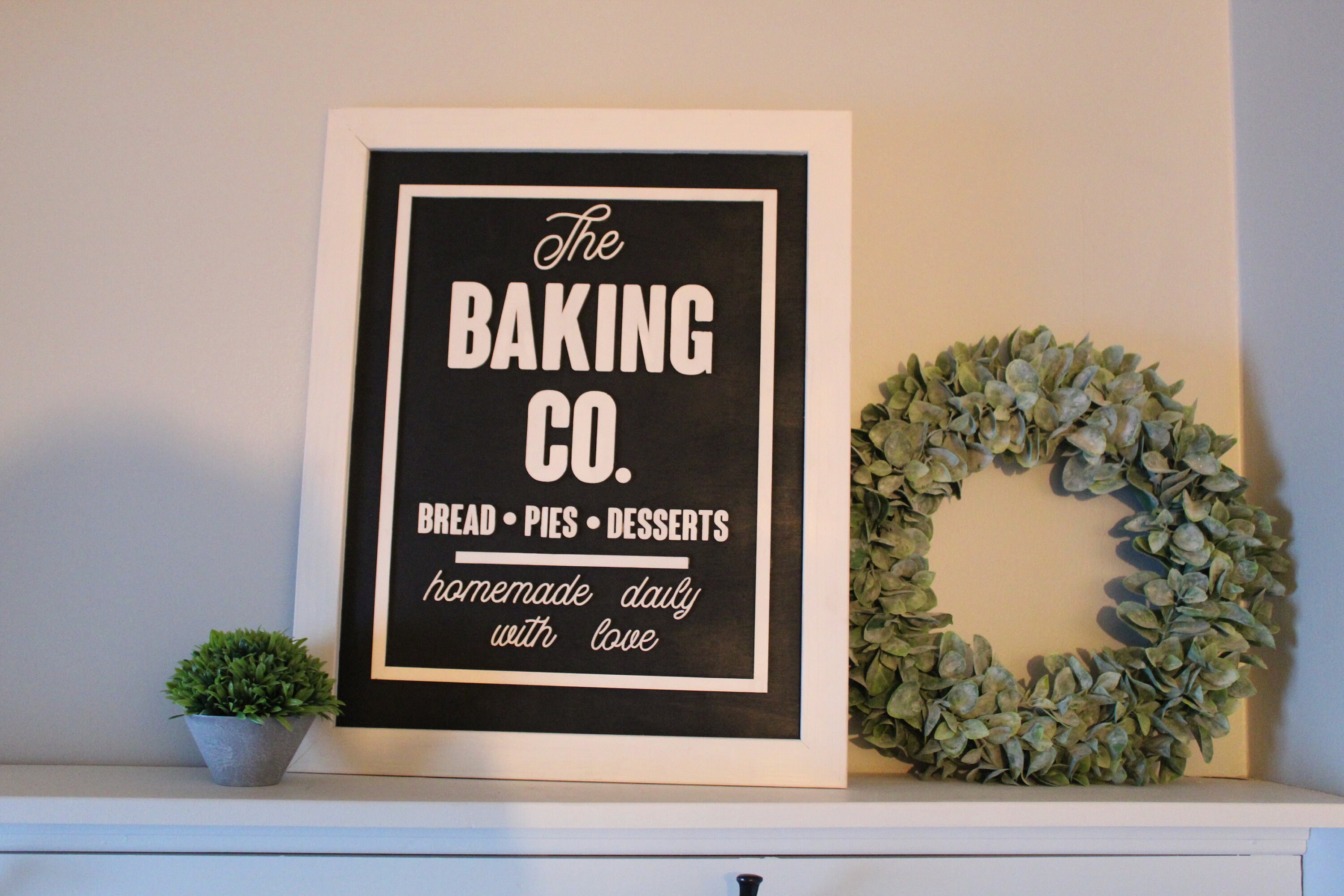 Farmhouse Sign Bakery Sign Wooden Sign Kitchen Sign | Etsy