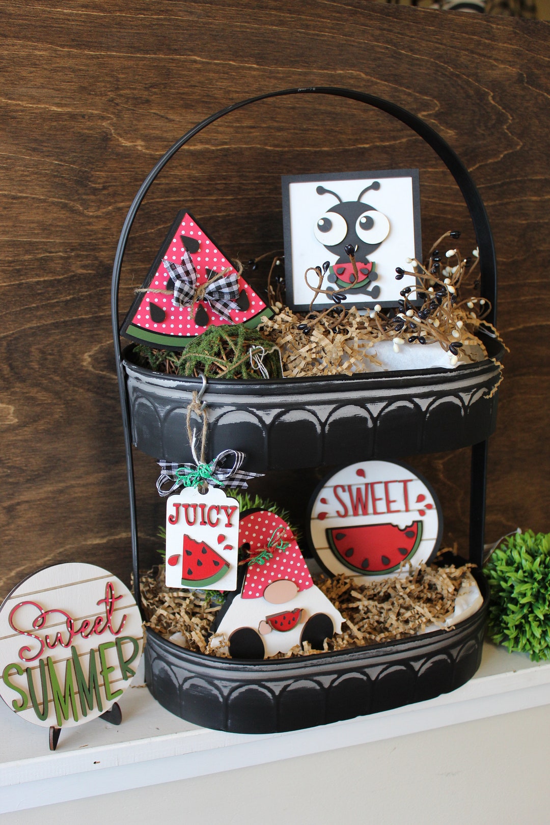 Watermelon Tiered Tray Bundle, Watermelon Tray, Summer Tier Tray Set ...