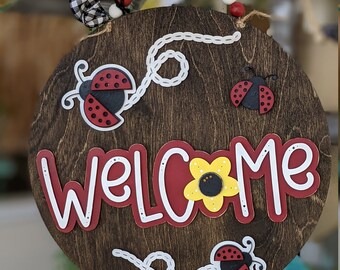 Wooden Lady Bug | Etsy