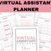 Virtual Assistant Planner, Digital Download, Business Planner, Virtual ...