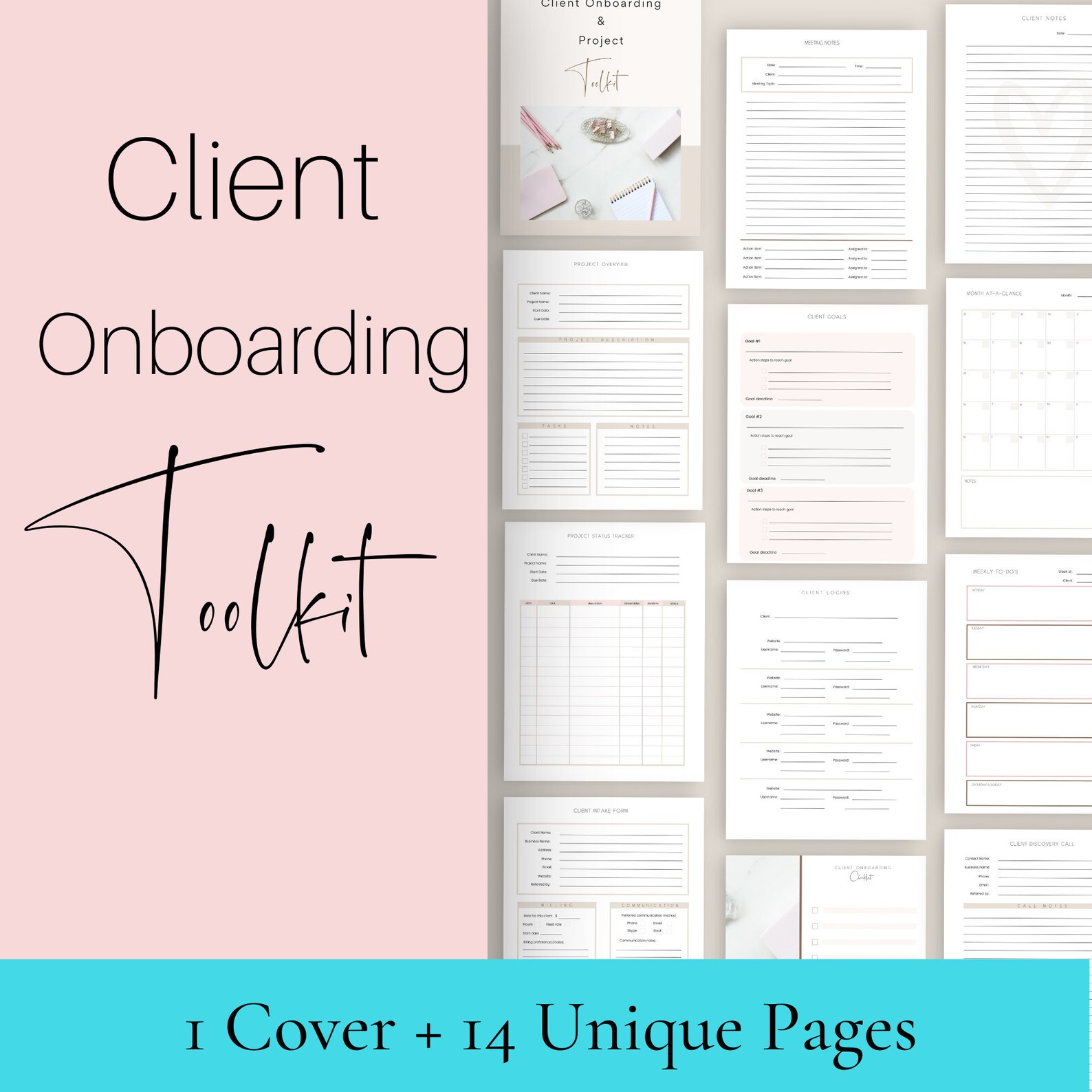 Client Onboarding Onboarding Toolkit Instant Download - Etsy