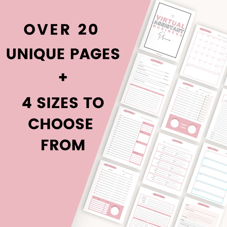 Virtual Assistant Planner, Digital Download, Business Planner, Virtual ...