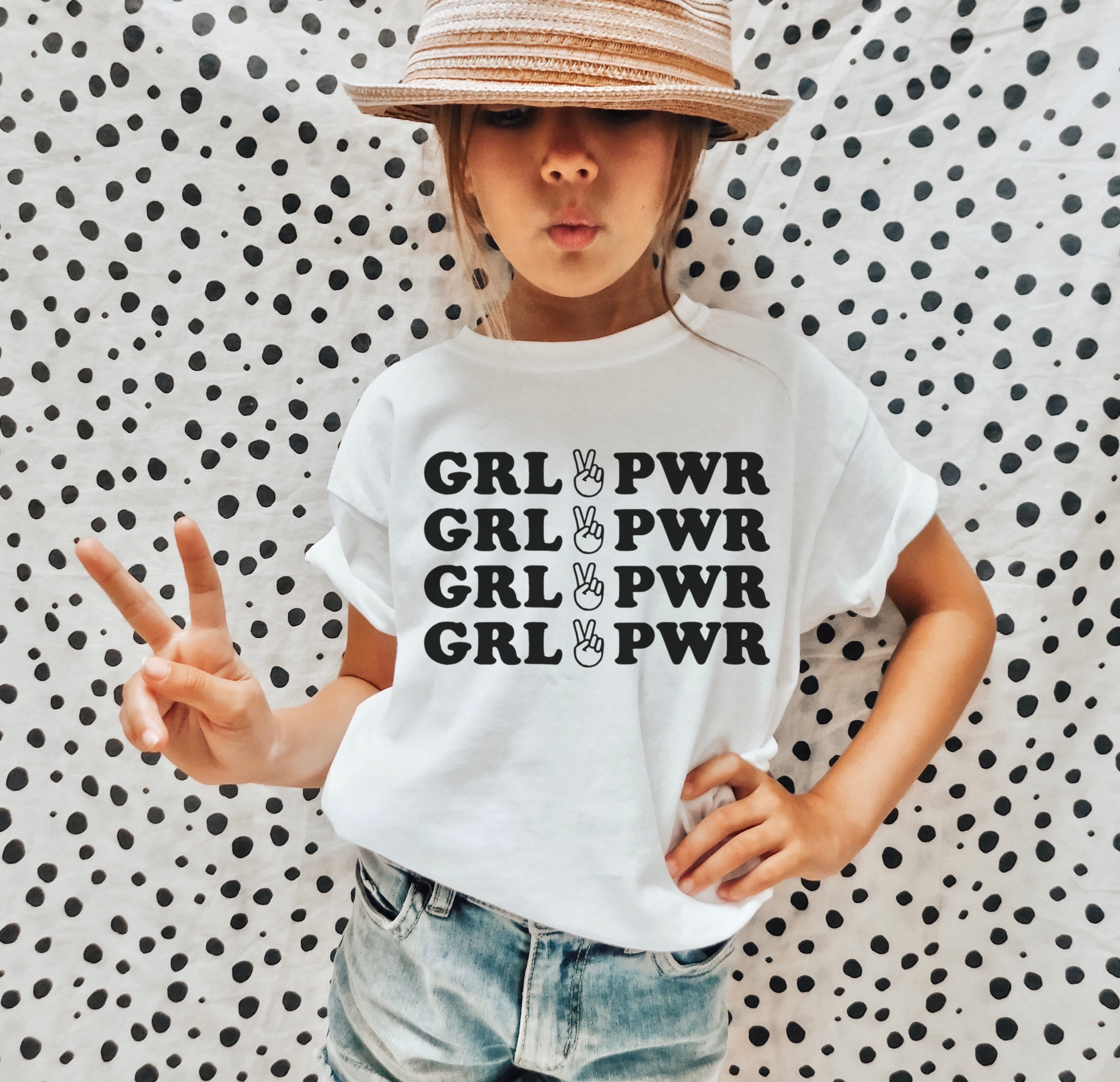 Girl Power Tee / Minimalist Tee / Toddler Clothes / Toddler Girl ...