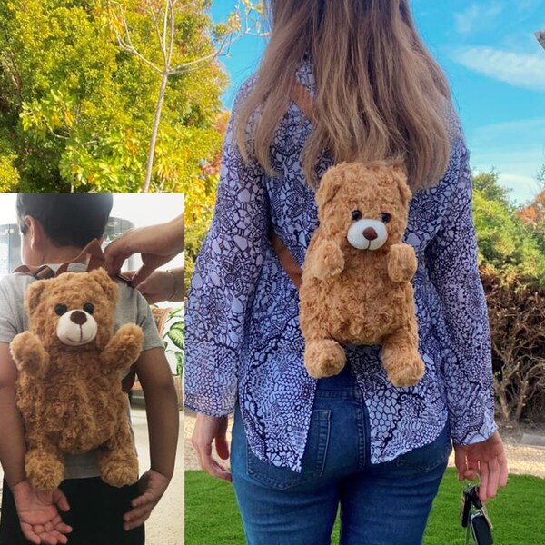 Plush Backpack - Etsy