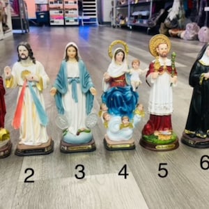 8 Inch Saint Statues/santos De 8 Pulgadas - Etsy
