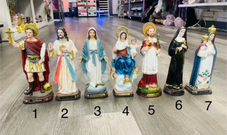 8 Inch Saint Statues/santos De 8 Pulgadas - Etsy