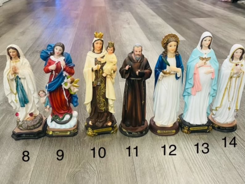 8 Inch Saint Statues/santos De 8 Pulgadas - Etsy