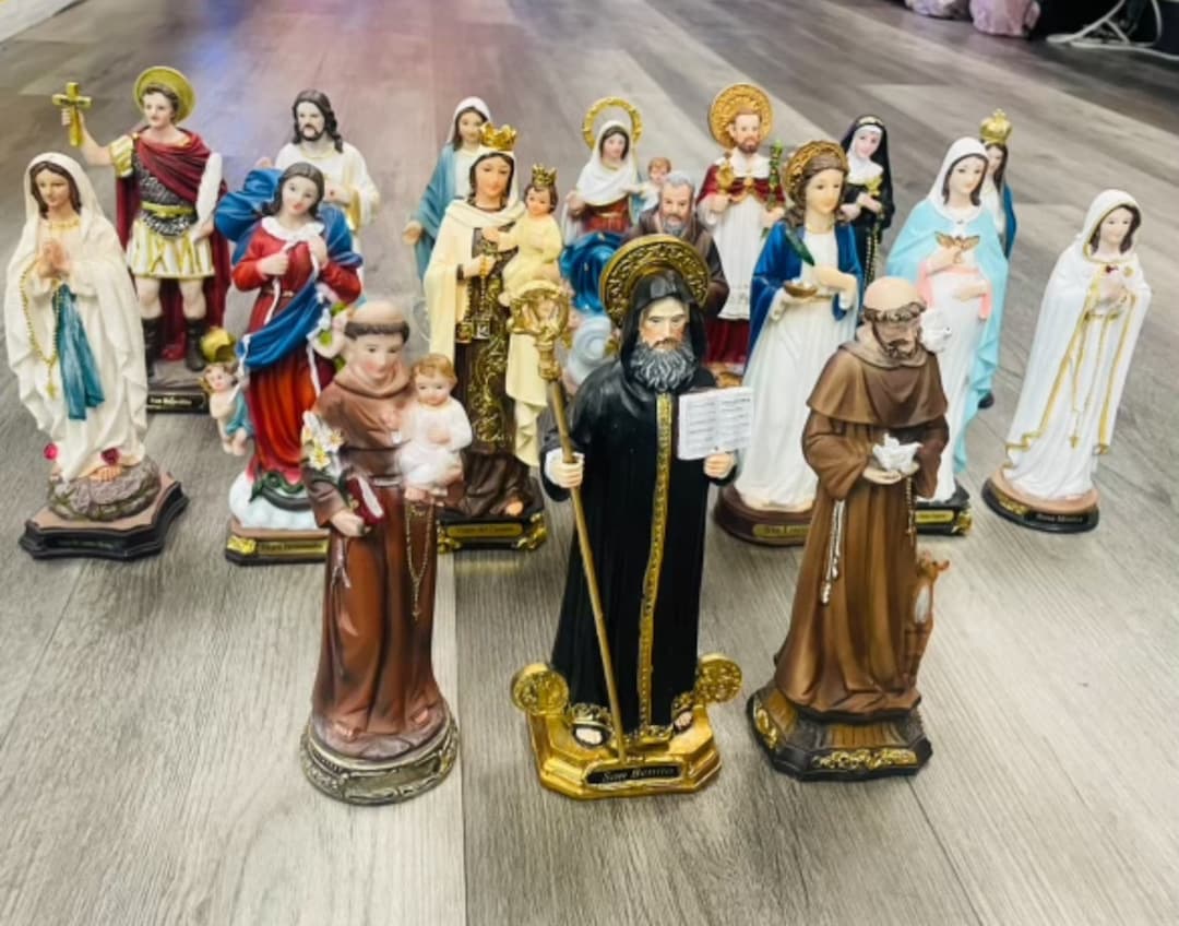 8 Inch Saint Statues/santos De 8 Pulgadas - Etsy