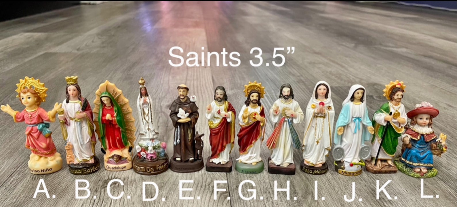 Saints/santos 3.5" - Etsy