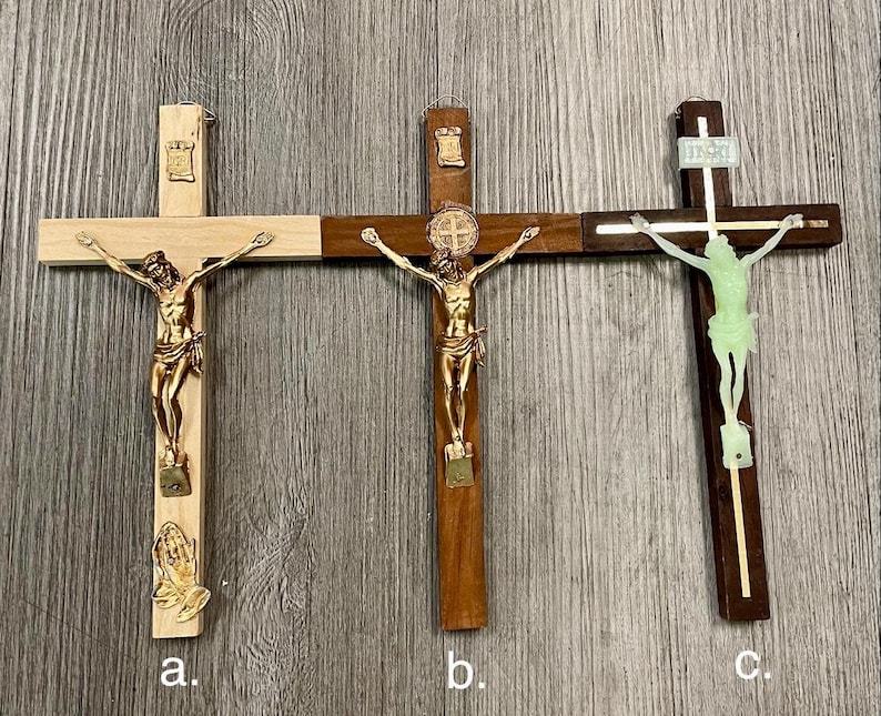 9 Inch Crucifix Crosses - Etsy