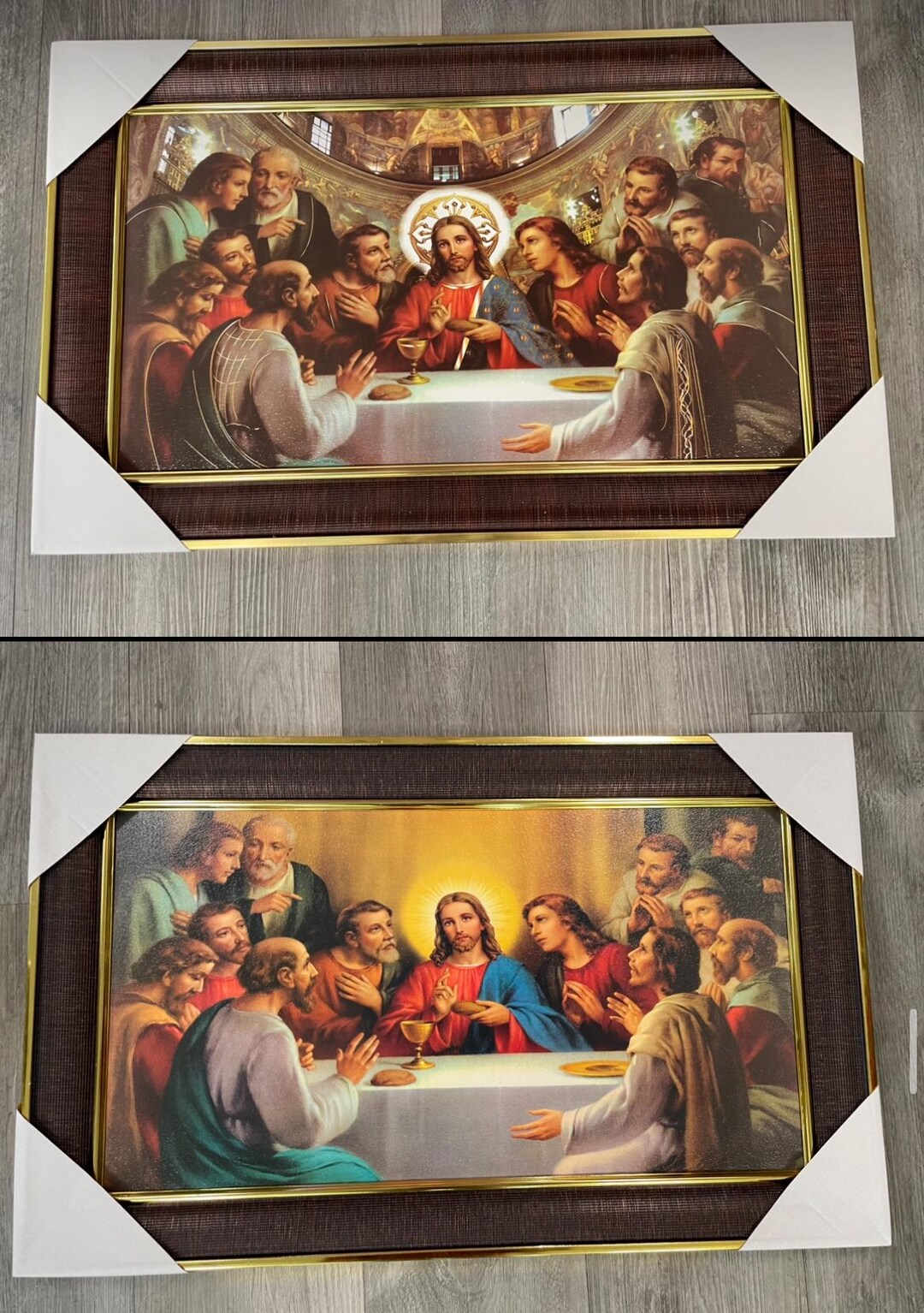 The Last Supper Frame/ Cuadro De La Ultima Cena 27 Inches - Etsy