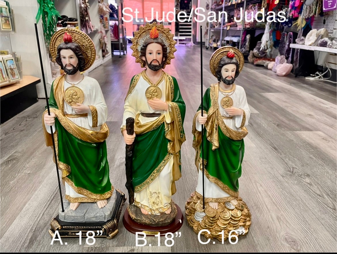 St. Jude/san Judas 18" or 16" Statues - Etsy