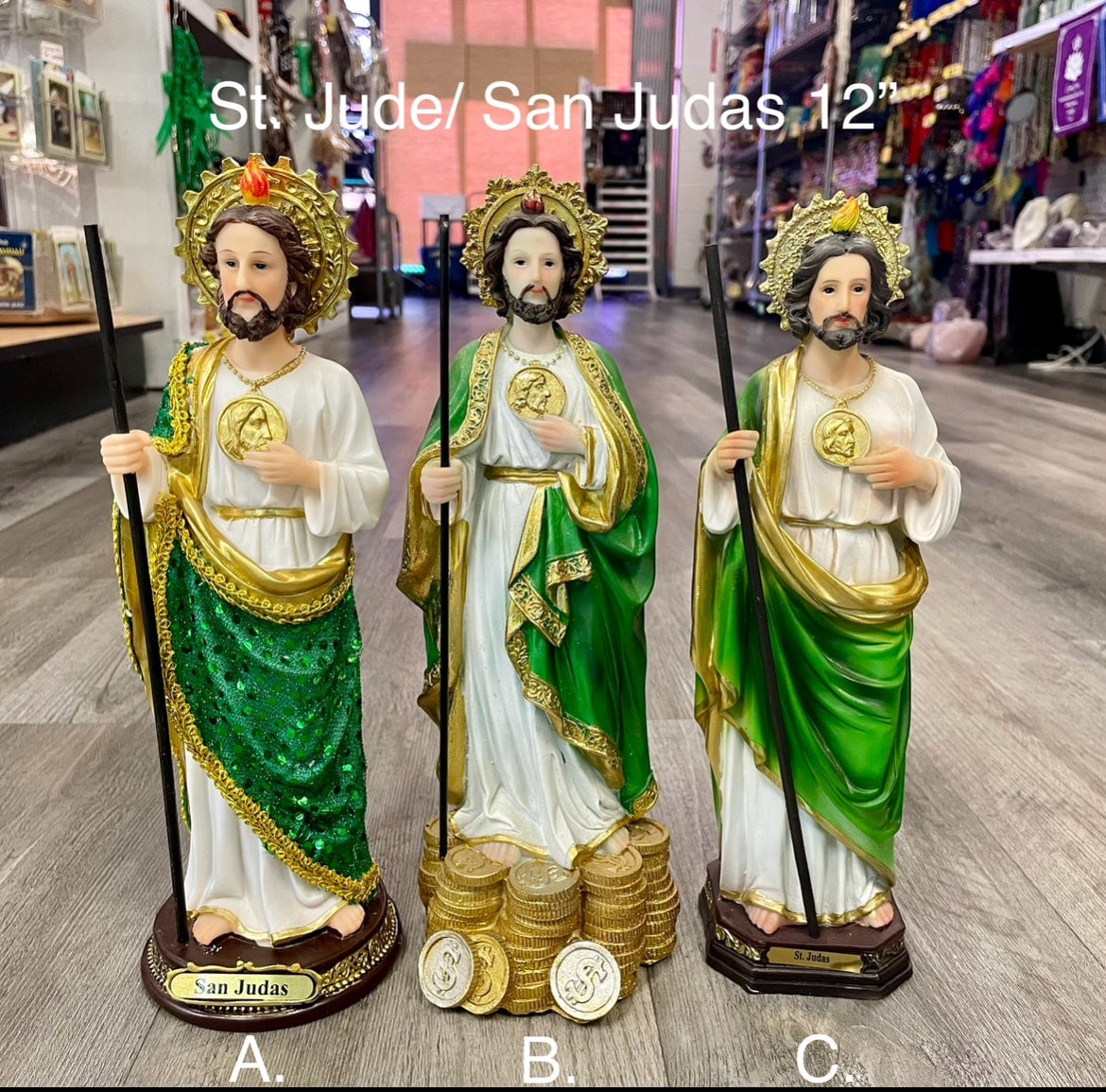 St. Jude/san Judas 12' Statues - Etsy