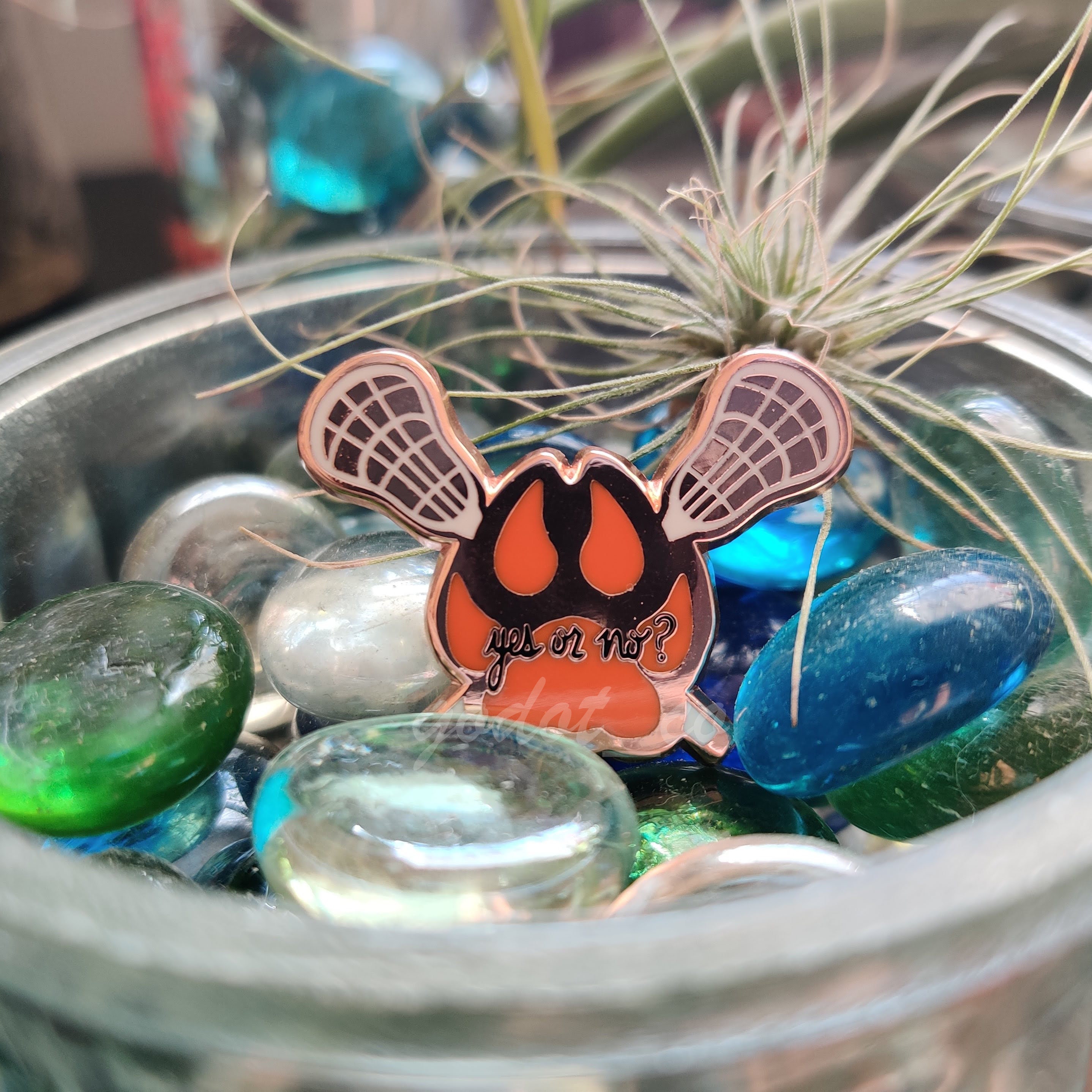 Yes or No Enamel Pin - Etsy