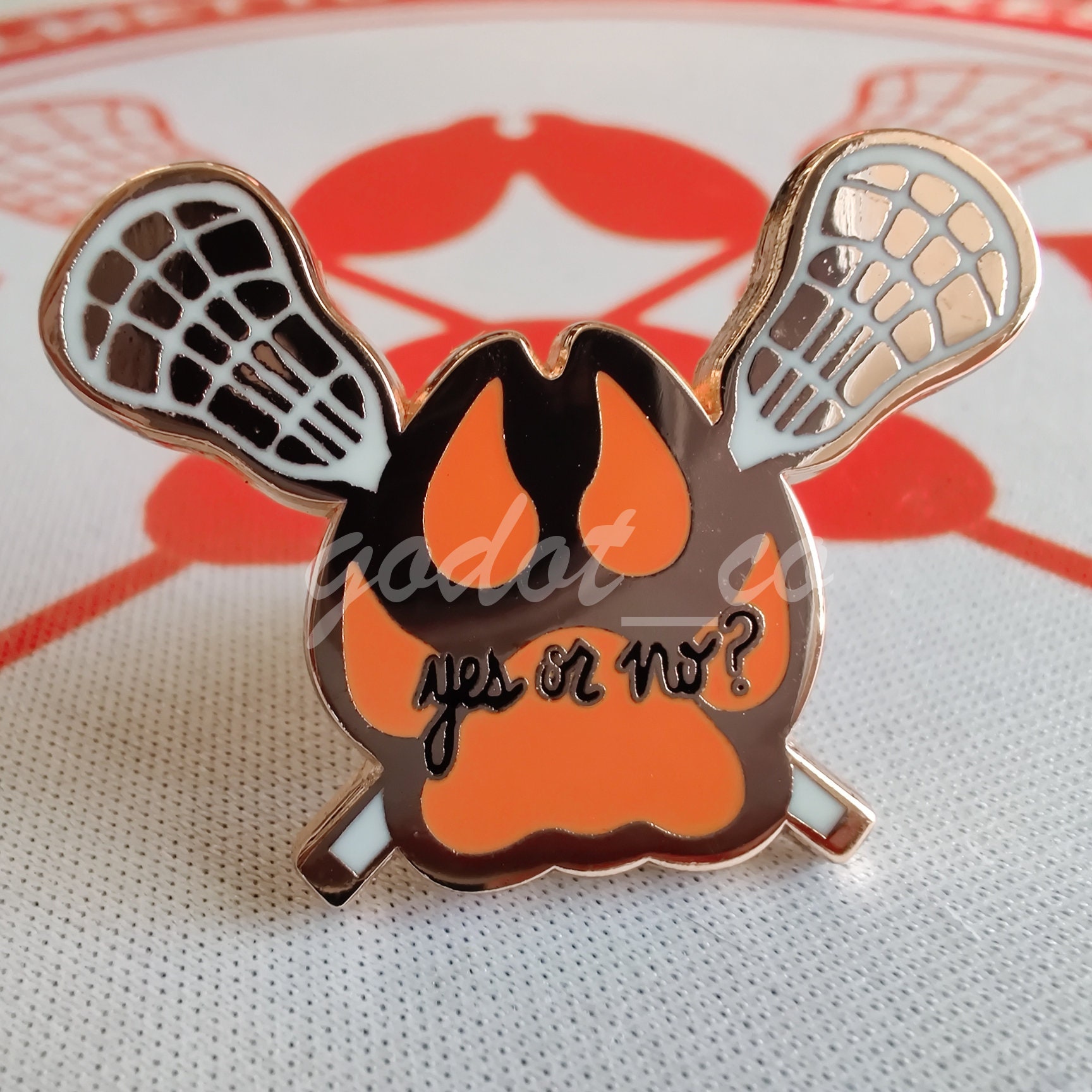 Yes or No Enamel Pin | Etsy