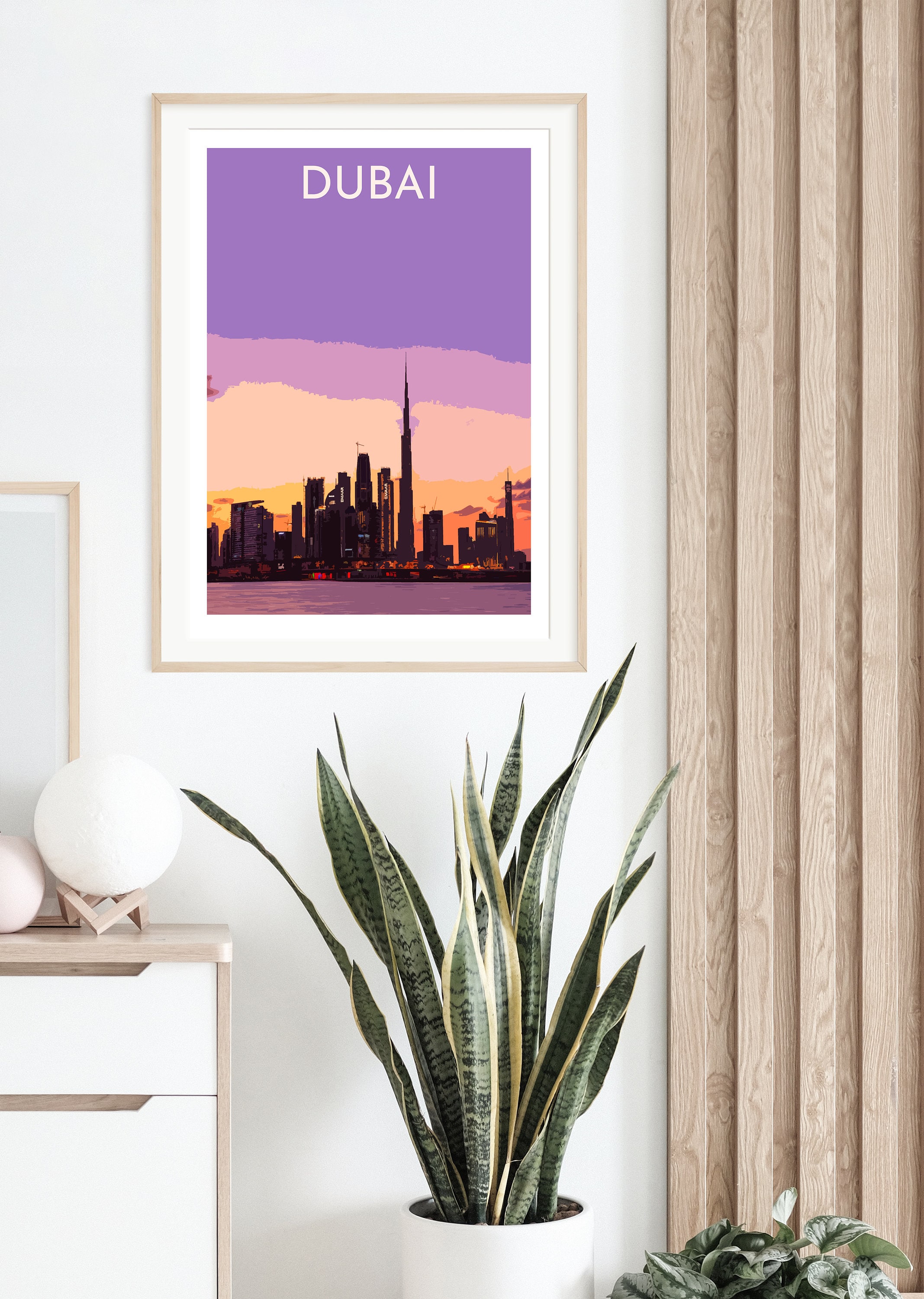 Dubai Print - Dubai Poster - Dubai, UAE Wall Art Print | Travel Poster ...