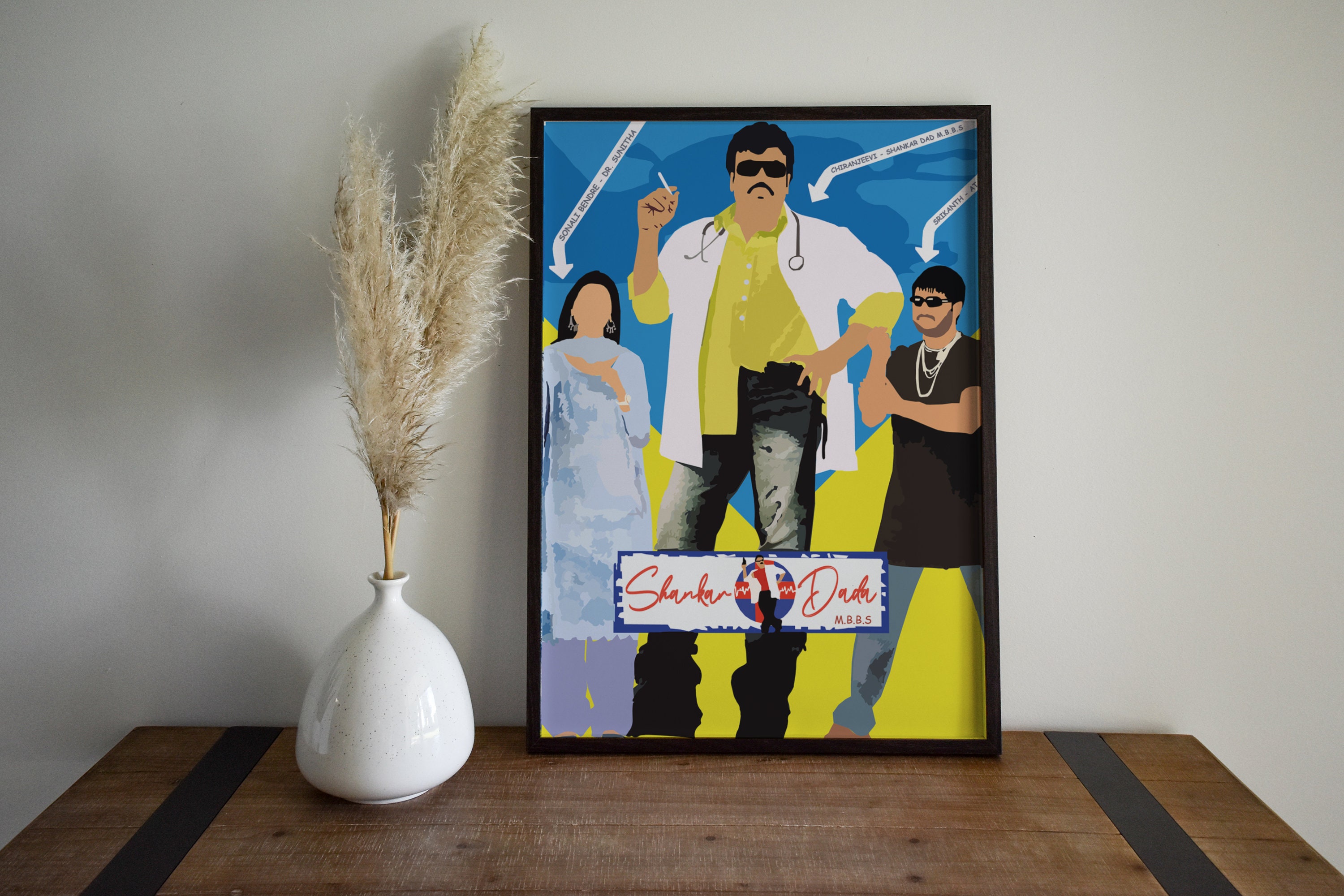 Shankar Dada MBBS - Tollywood Posters - Chiranjeevi - Sonali Bendre ...