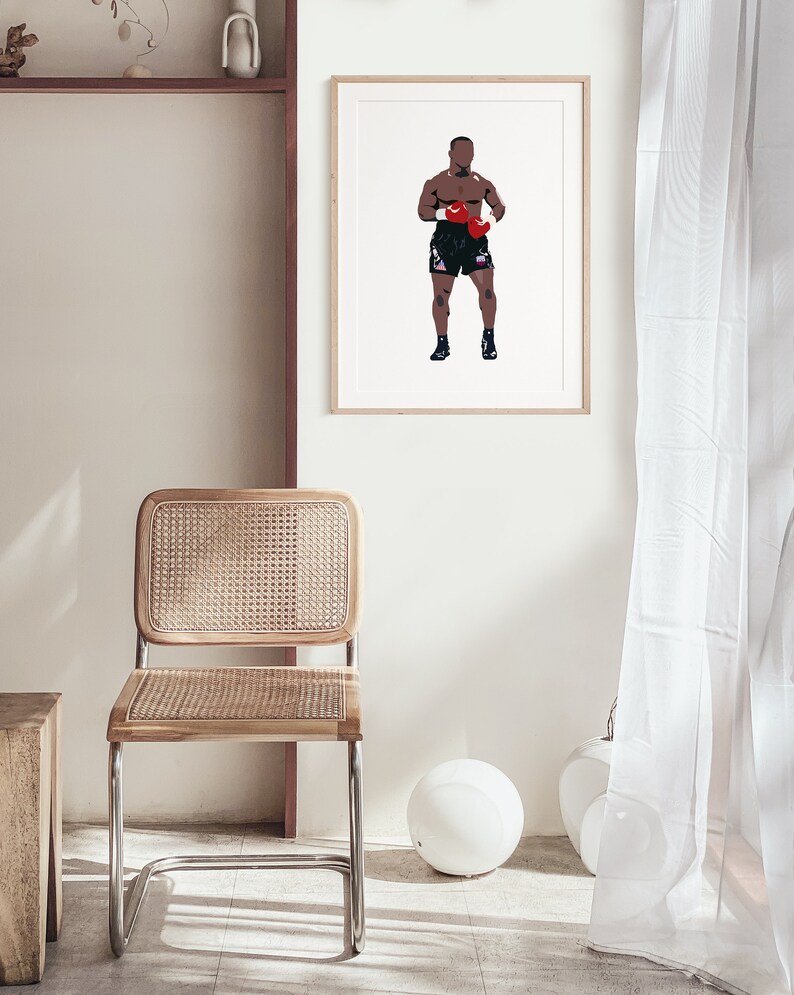 Mike Tyson Poster Boxing Posters, Iron Mike Boxing Print Boxing Legends ...