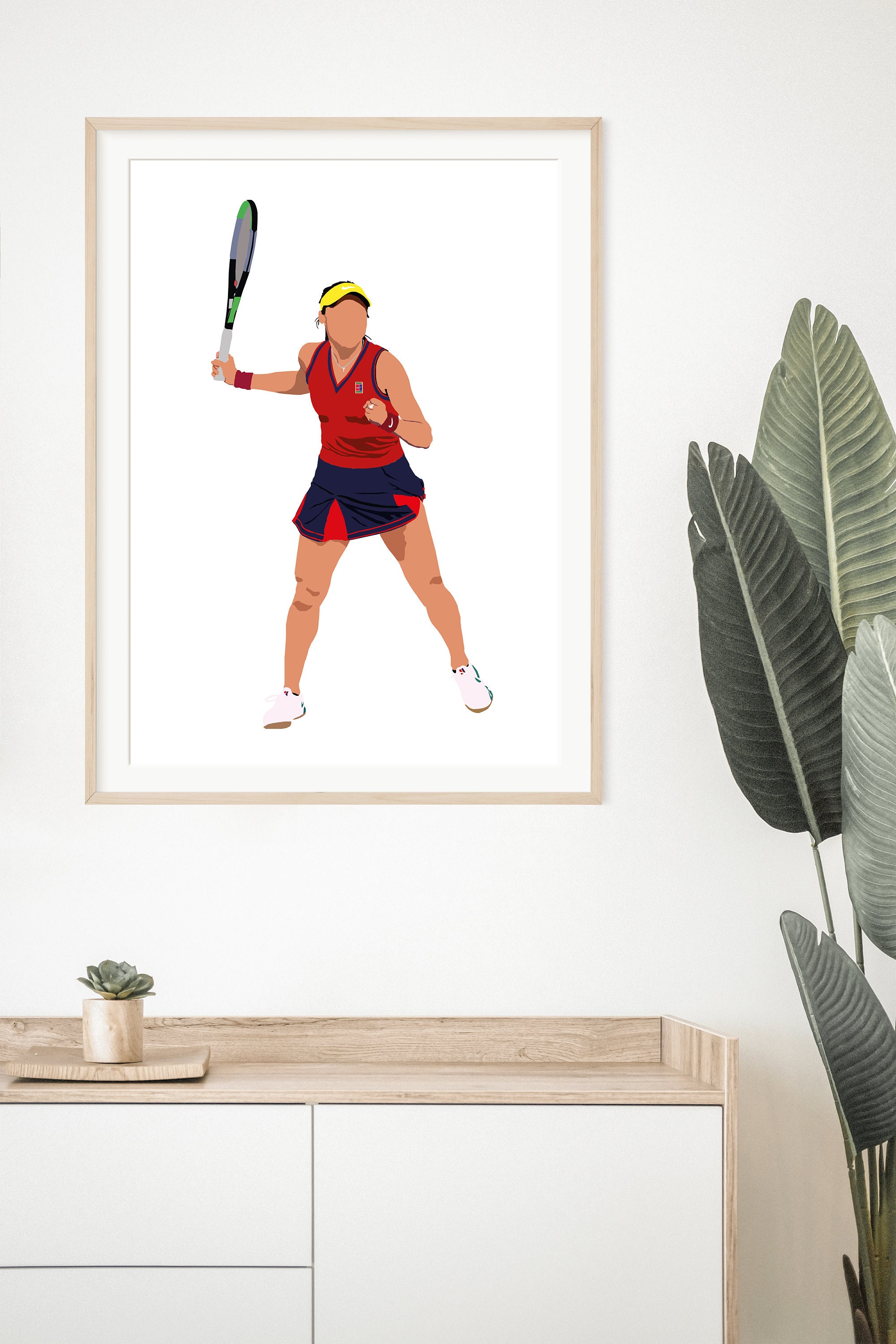 Emma Raducanu Poster Tennis US Open UK championship - Etsy