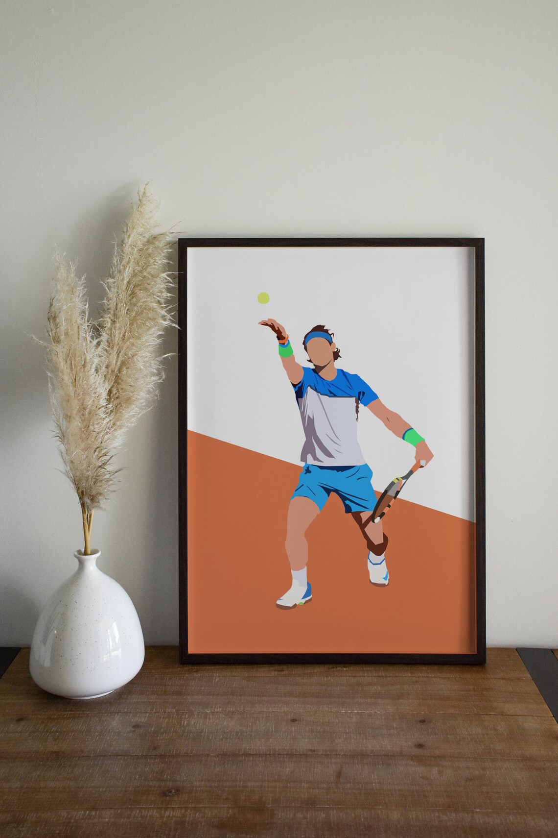 Rafael Nadal Poster Tennis Posters Roland Garros Rafael - Etsy