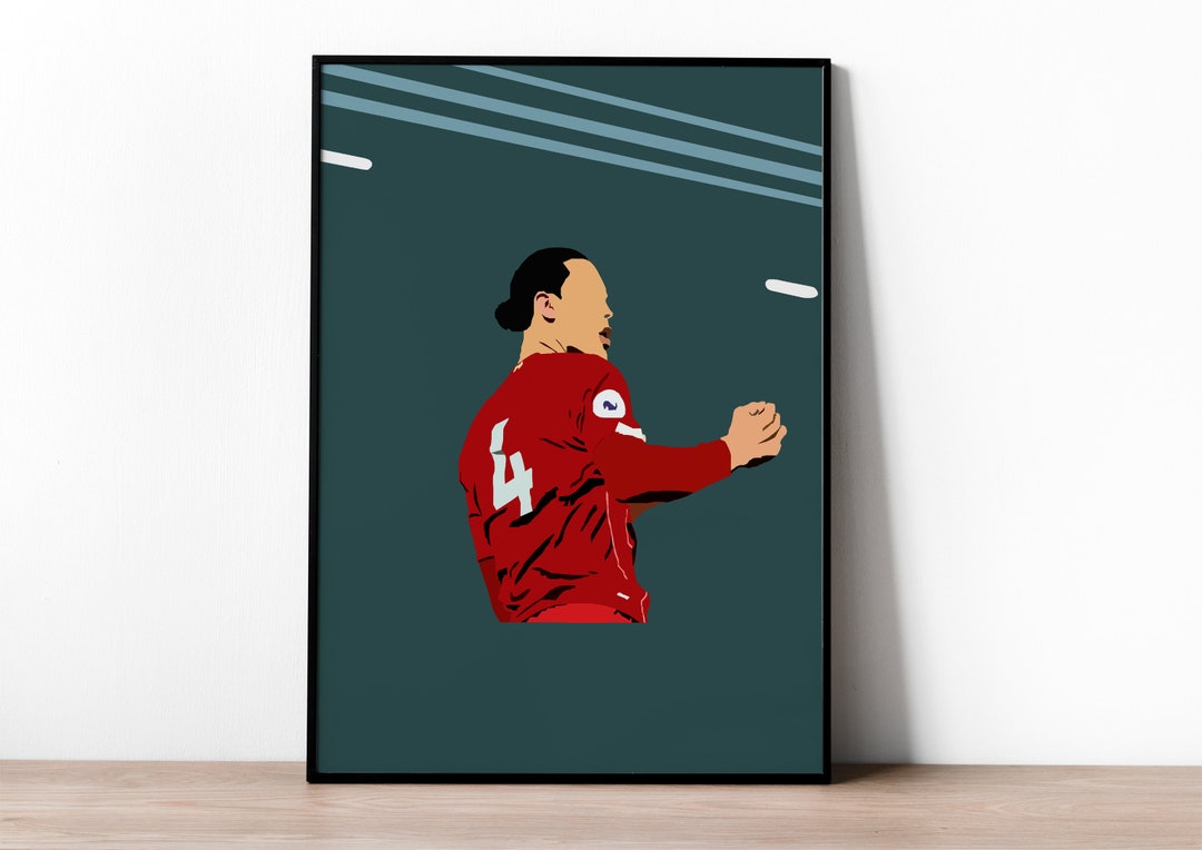 Virgil Van Dijk Poster - Football Posters - Netherlands Football ...