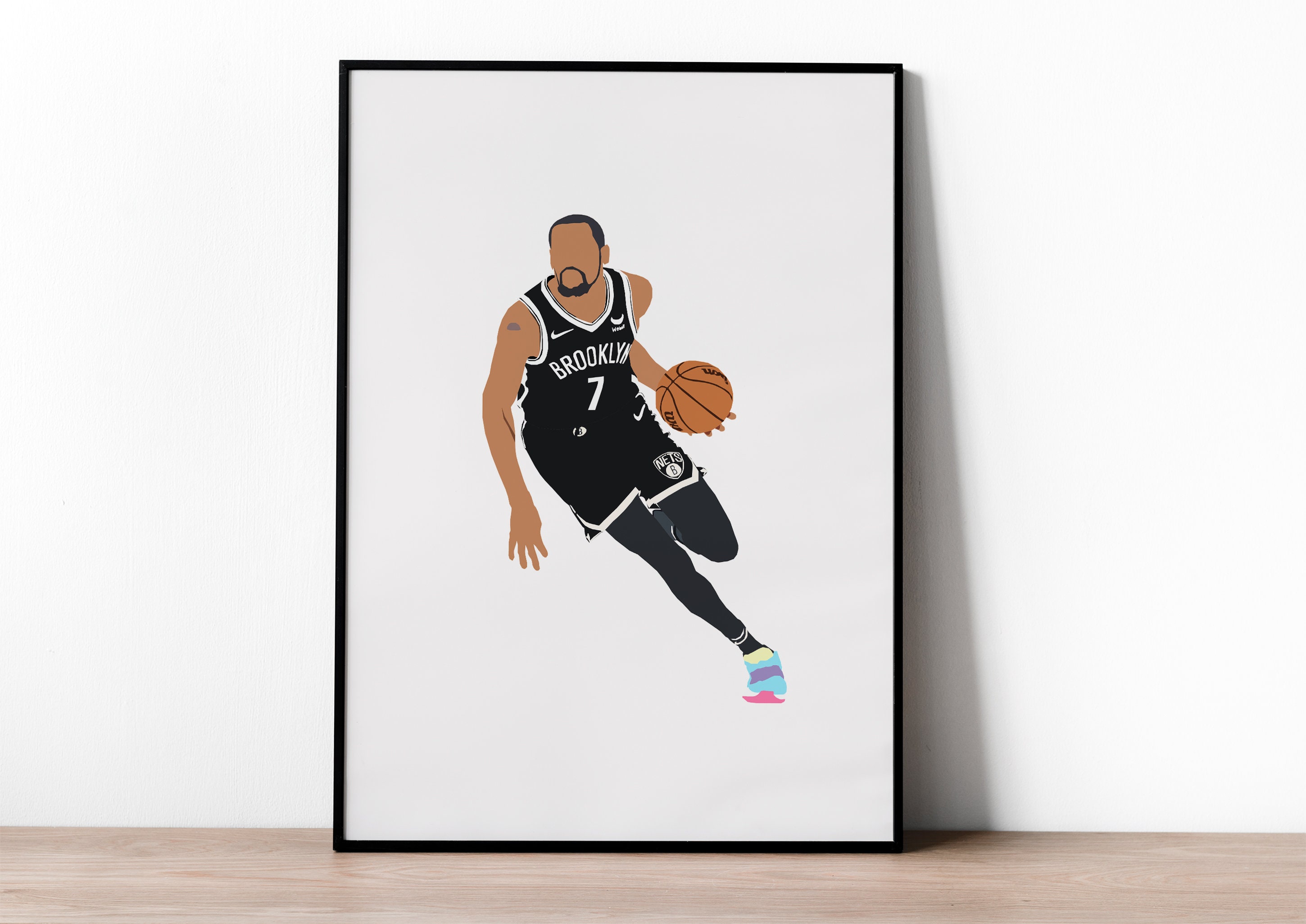 Kevin Durant Poster NBA Posters Brooklyn Nets Tribute - Etsy