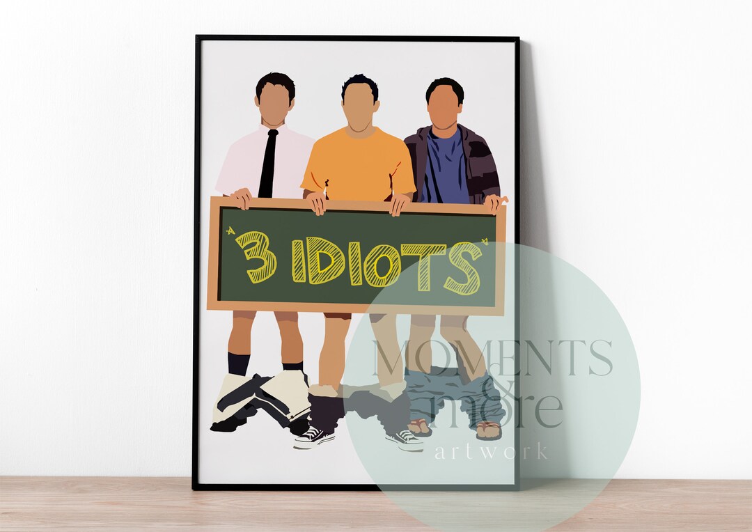 3 Idiots - Three Idiots - Bollywood - Bollywood Posters - Aamir Khan ...