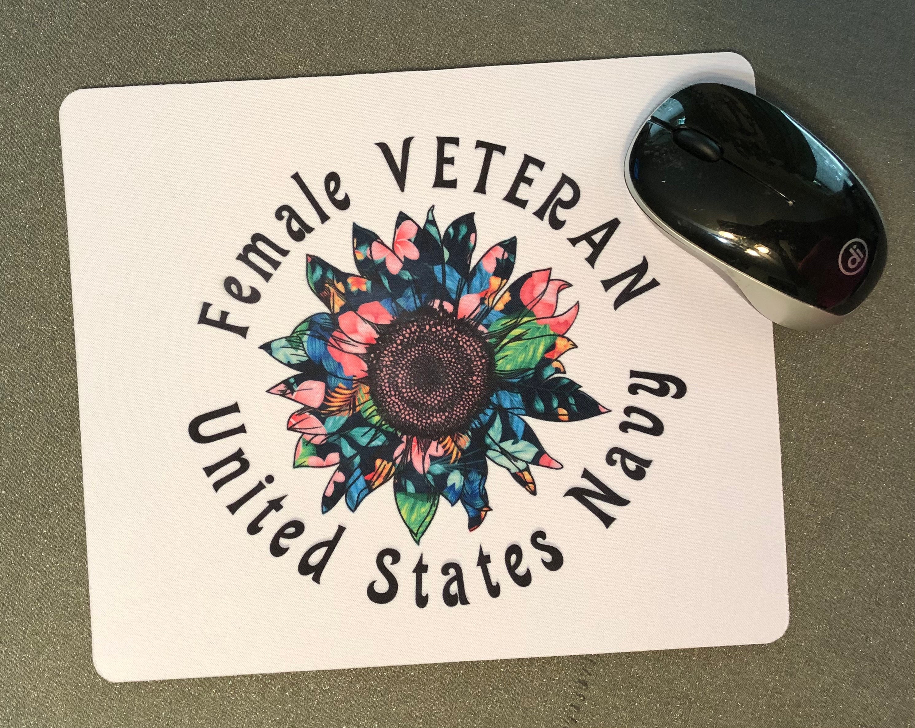 Navy Army Air Force Marine Corps Female VETERAN Mouse Pad - Etsy