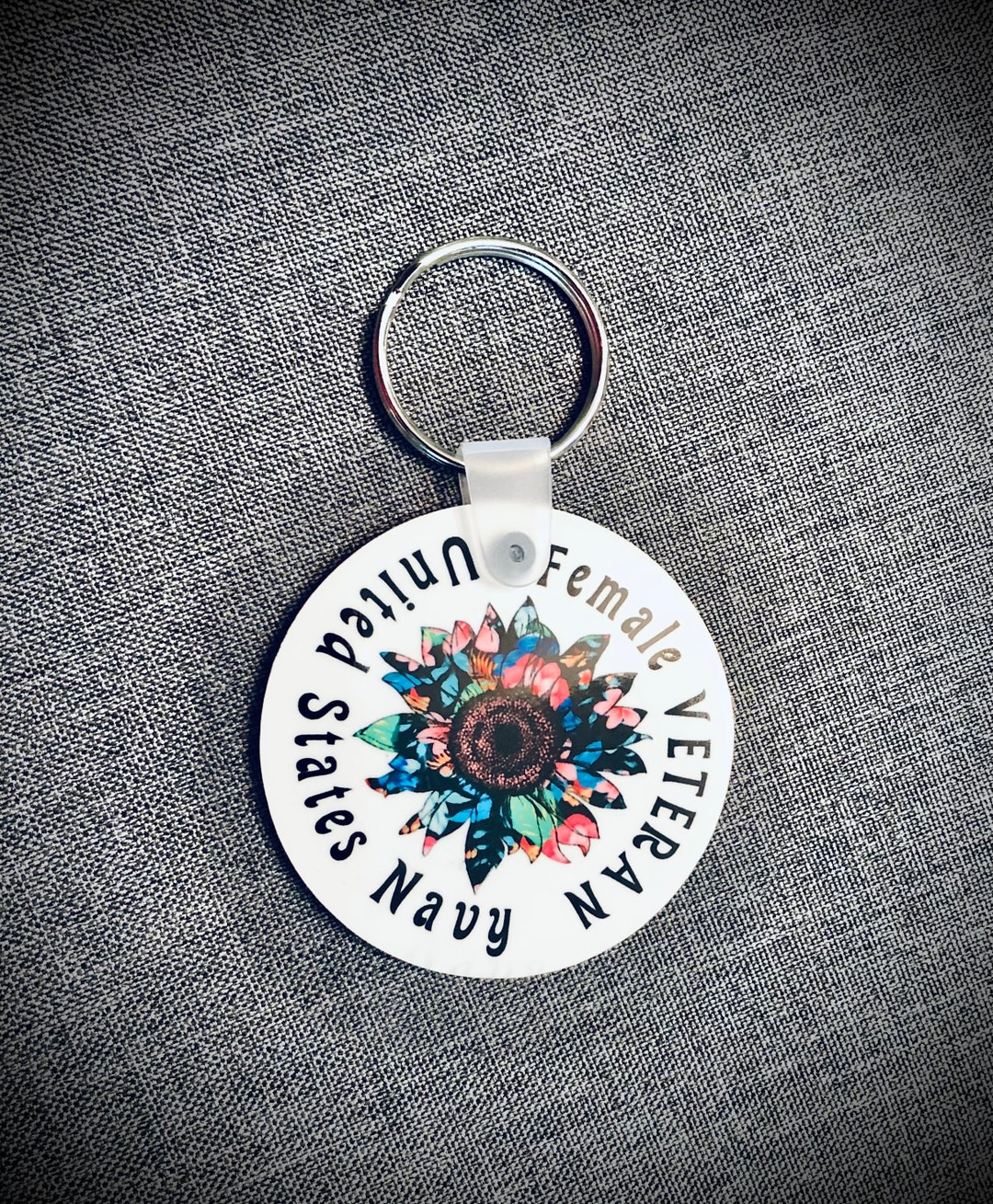 Navy, Army, Air Force, Marine Corps - Female VETERAN Keychain - Etsy