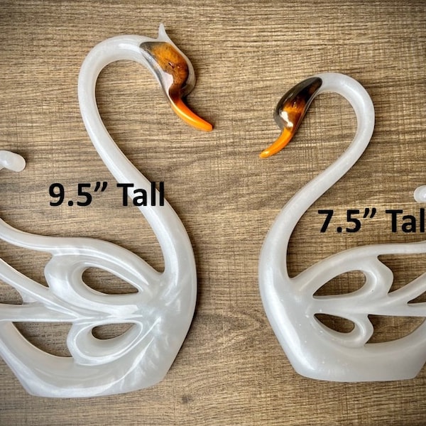 Resin Swan - Etsy