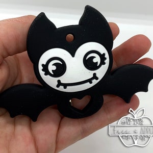 Bat Teether, Halloween Teether, Animal Teether Pendant, Teething ...