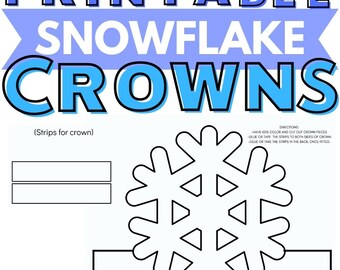 Paper Snowflake Crown