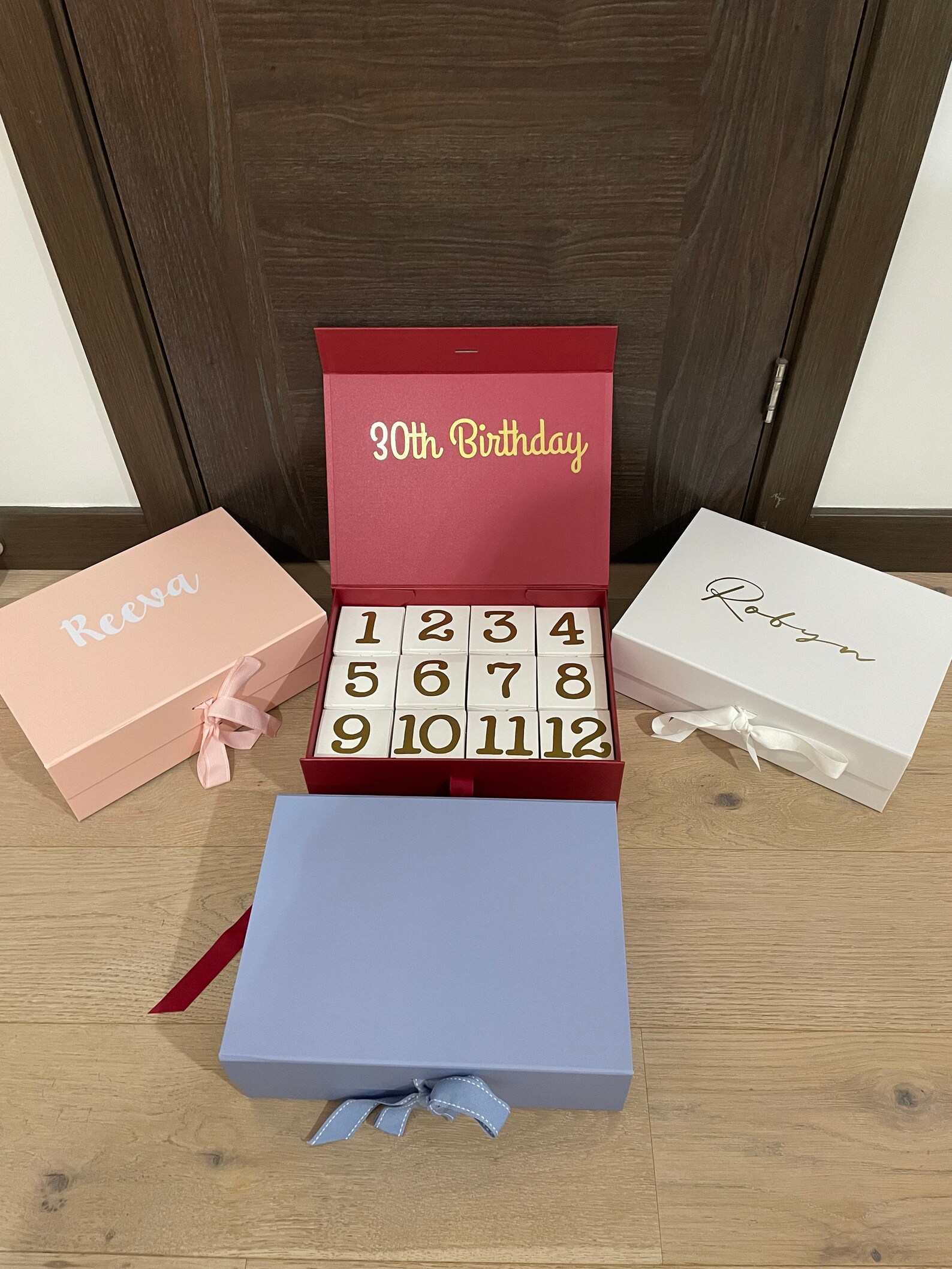Personalised Advent Calendar- Event Countdown- Fill Your Own- Birthday ...