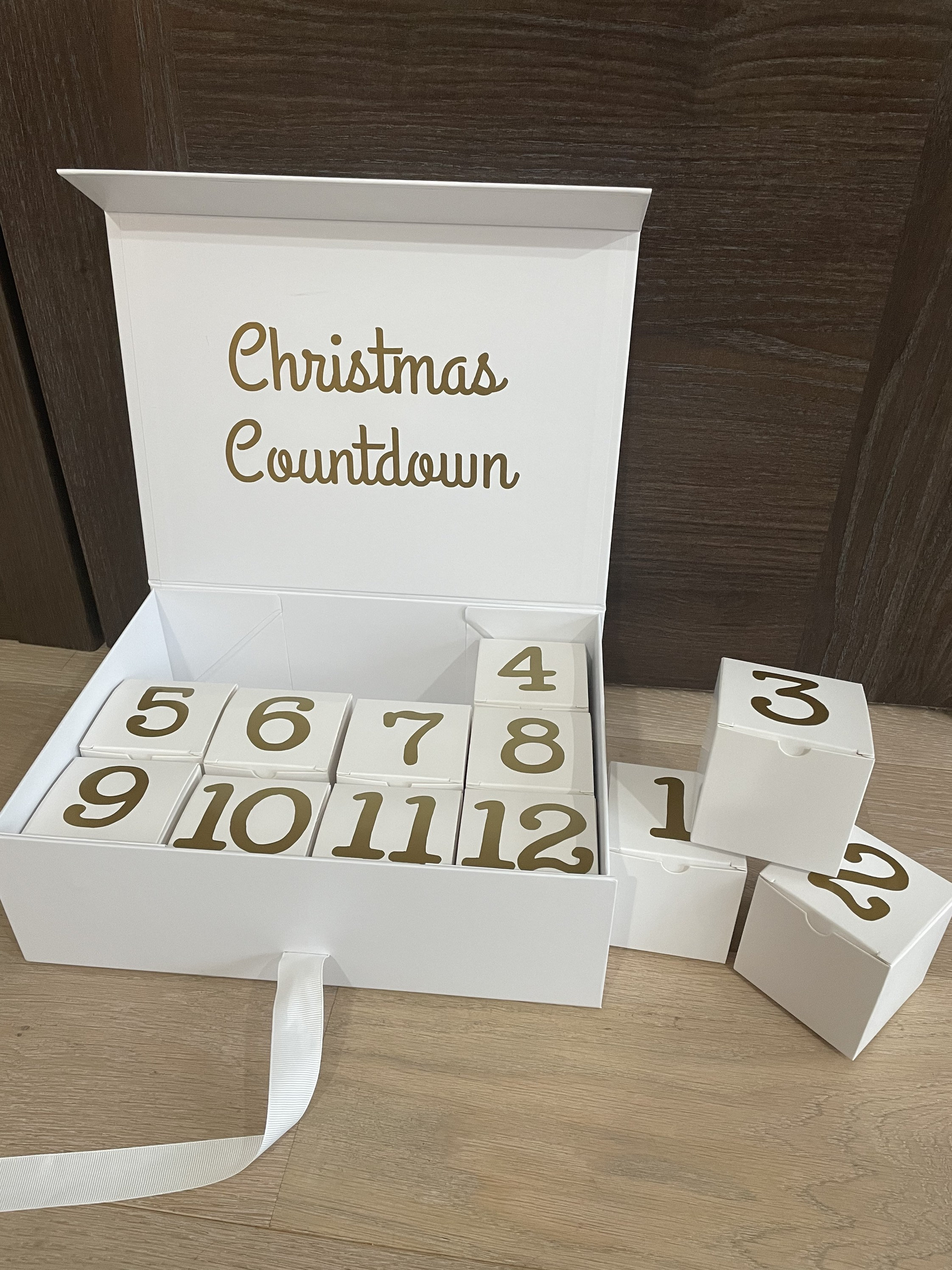 Personalised Advent Calendar- Event Countdown- Fill Your Own- Birthday ...