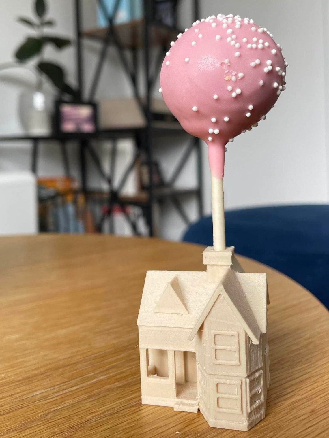 Up Balloon House Cake Pop Holder, Cute Wedding Favor Ideas, Cake Pop ...