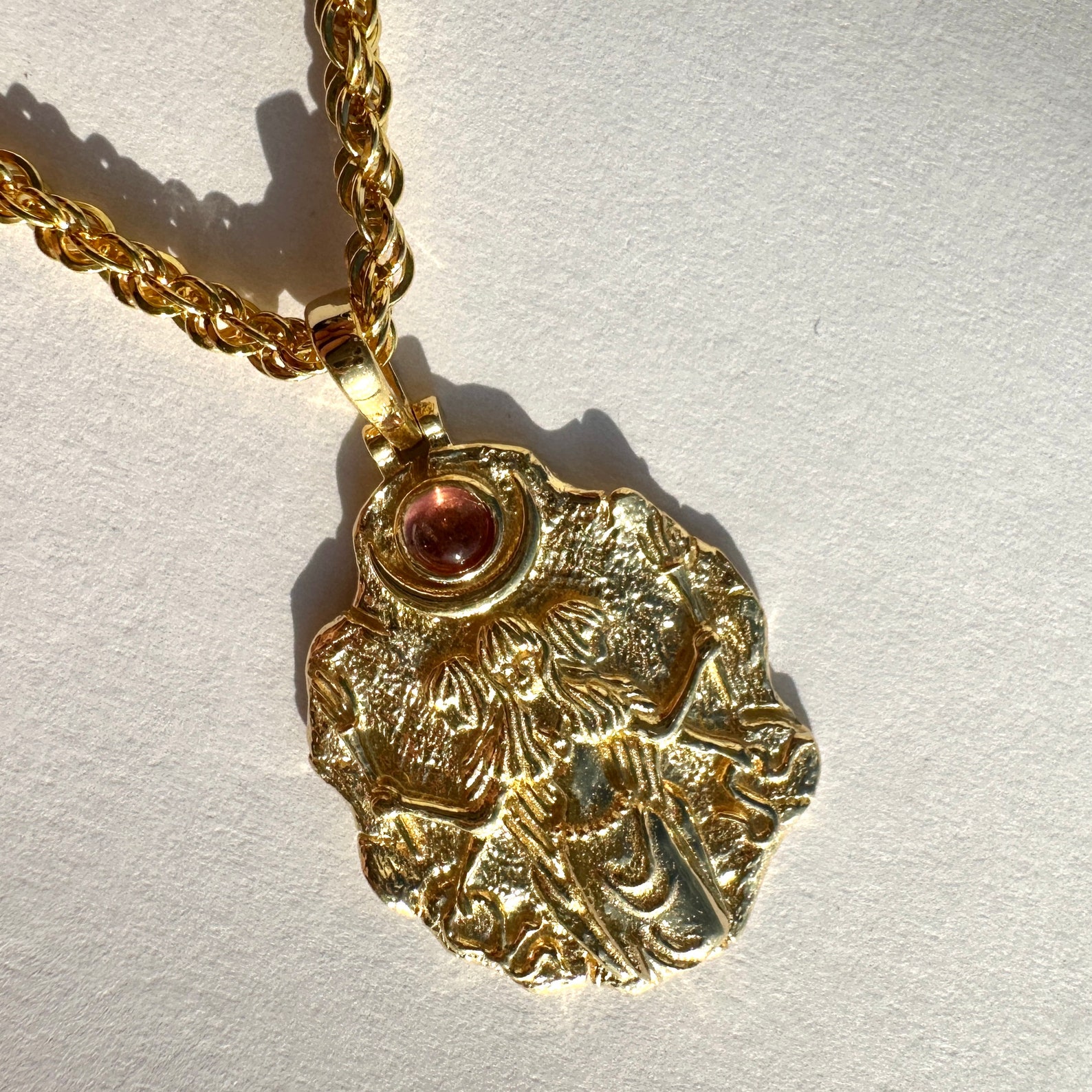 Witch Goddess Hecate Necklace, 925 Sterling Silver Greek Goddess ...