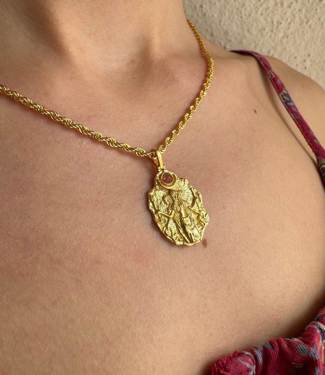 WITCH GODDESS HECATE Necklace, 925 Sterling Silver Greek Goddess ...