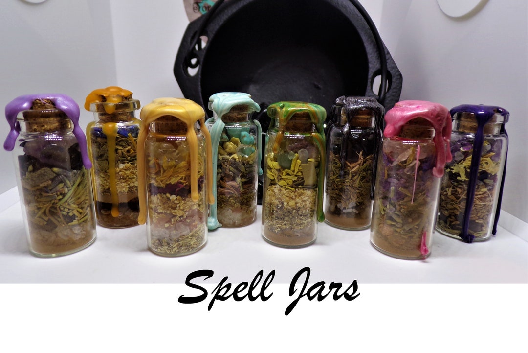 Intention Spell Jars (antianxiety/depression, Creativity, Happiness ...